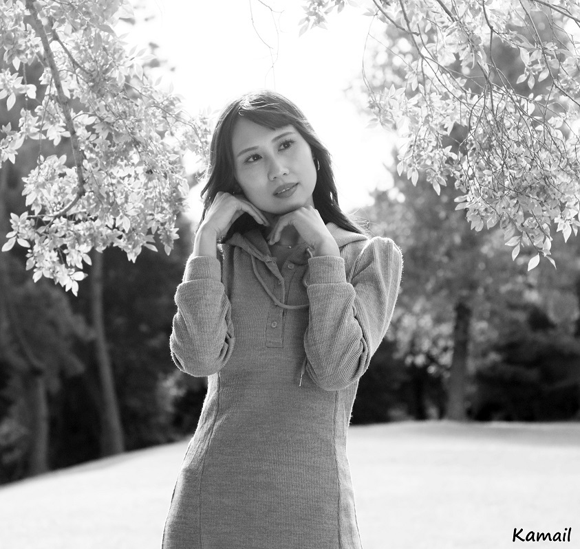 ビバくらぶ！おーさん企画の大撮影会（23/10/21/水の広場公園）楠しおりさん＜Part1＞: Monochrome Portrait Gallery